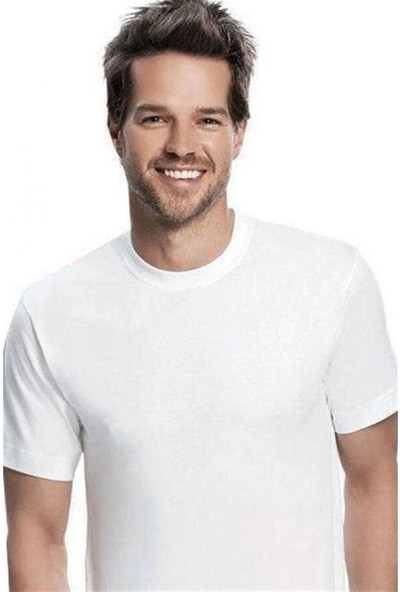 Güneri Erkek 3'lü Yarım Kol Pamuklu Atlet