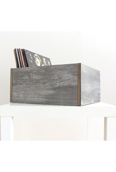 Gereksiz Şeyler Ahşap Kaplama Dekoratif Plak Kutusu Gereksiz Şeyler Ahşap Kaplama Dekoratif Plak Kutusu