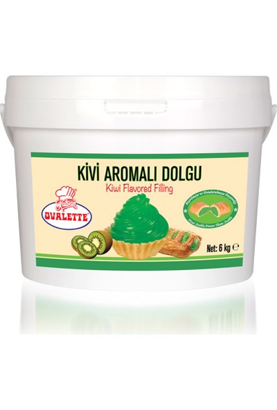 Ovalette Gerçek Kivi Aromalı Dolgu 6 kg