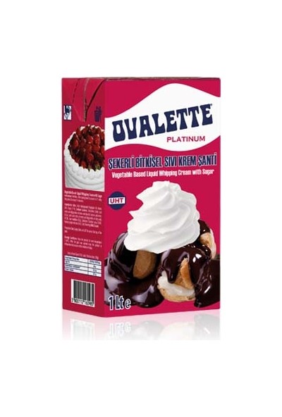 Ovalette Platınum Şekerli Bitkisel Sıvı Şanti 1 kg Ovalette Platınum Şekerli Bitkisel Sıvı Şanti 1 kg