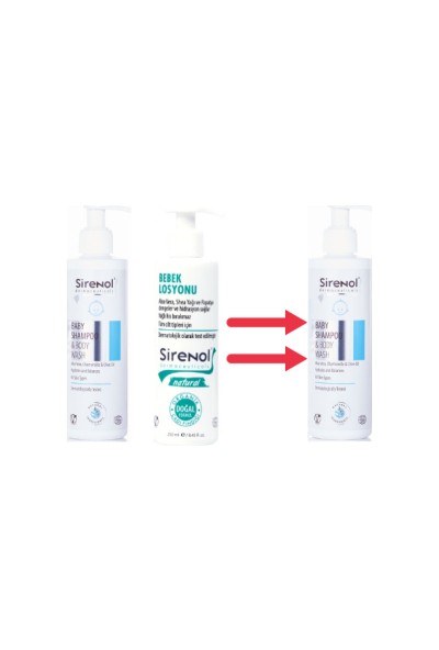 Sirenol Natural Bebek Bakım Seti Sirenol Natural Bebek Bakım Seti
