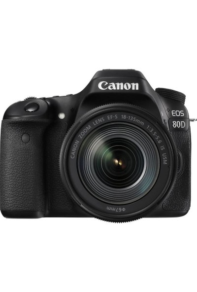 Canon EOS 80D + EF-S 18-135mm f/3.5-5.6 IS Nano USM Fotoğraf Makinesi Canon EOS 80D + EF-S 18-135mm f/3.5-5.6 IS Nano USM Fotoğraf Makinesi