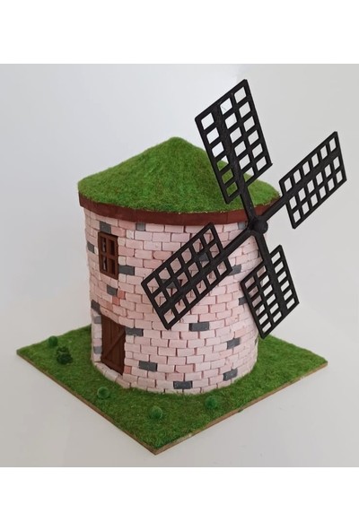 Mini Hobby Ege Yel Değirmeni Kendin Yap Seramik Taş Maket Hobi Kiti Mini Hobby Ege Yel Değirmeni Kendin Yap Seramik Taş Maket Hobi Kiti