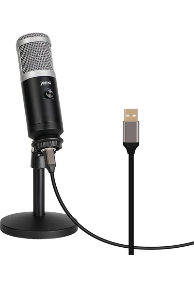 Jwin Rm-21 Profesyonel Masa Üstü USB Girişli Mikrofon