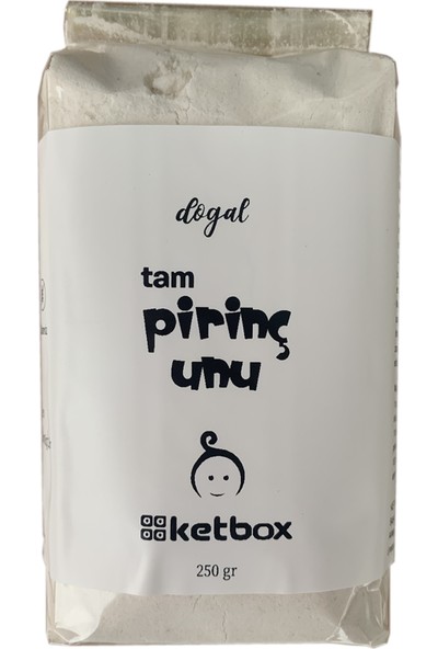 Katkısız Doğal Tam Pirinç Unu +6 Ay 250GR