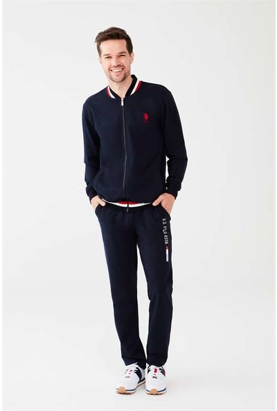 U.S. Polo Assn. Erkek Lacivert Pijama Takımı