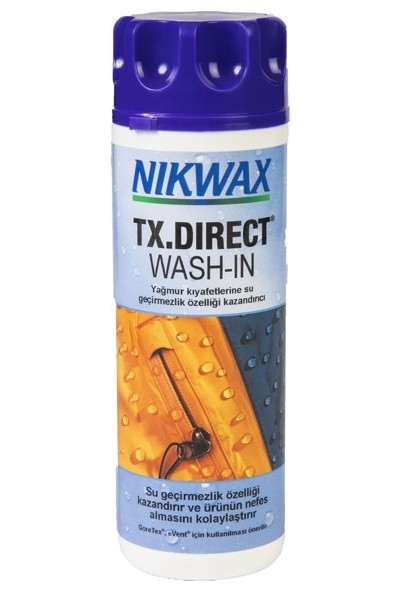 Nikwax Tx.direct Wash-In Teknik Kumaş Su Geçirmezlik Yıkama Nikwax Tx.direct Wash-In Teknik Kumaş Su Geçirmezlik Yıkama