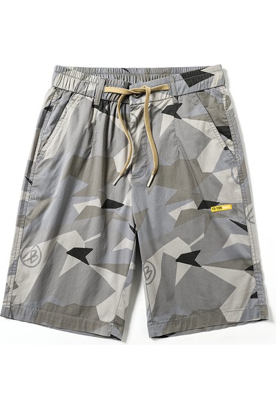 Qualife Kamuflaj Rahat Kesim Şort (Yurt Dışından) Qualife Kamuflaj Rahat Kesim Şort (Yurt Dışından)