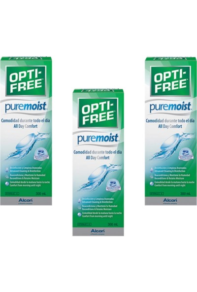 Opti Free Pure Moist 3 Adet 300ML Opti Free Pure Moist 3 Adet 300ML