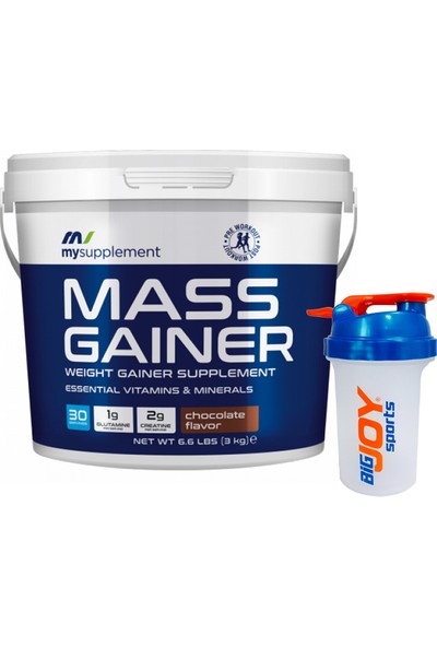 Mysupplement Mass Gainer Çikolata 3000 gr Mysupplement Mass Gainer Çikolata 3000 gr