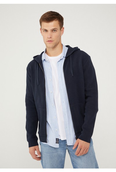 Mavi Lacivert Hırka