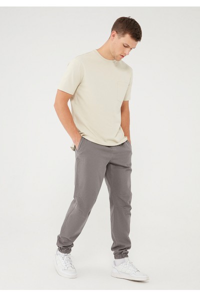 Mavi Erkek Beli Lastikli Gri Pantolon 000169-70096