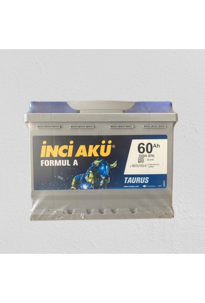 İnci 12 Volt 60 Amper Inci Akü 2 Yıl Garantili 2021 Üretim