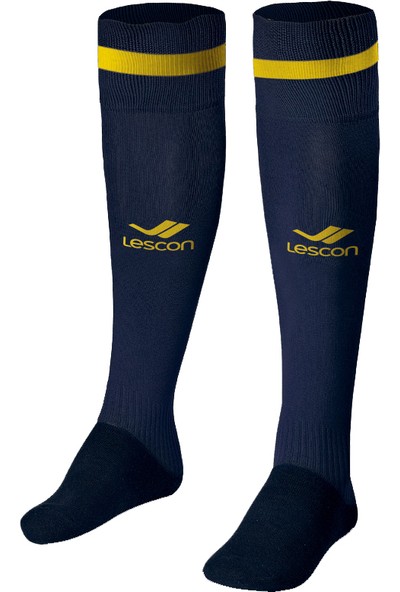 Lescon La-2172 Lacivert Sarı Futbol Çorabı 40-45 Numara