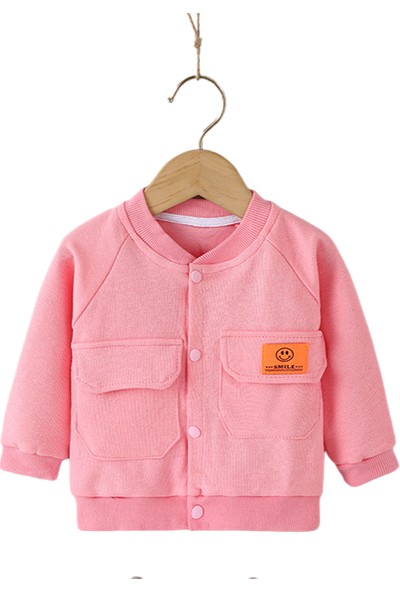 Qualife Çocuk Fermuarlı Rahat Ceket-Pembe (Yurt Dışından) Qualife Çocuk Fermuarlı Rahat Ceket-Pembe (Yurt Dışından)