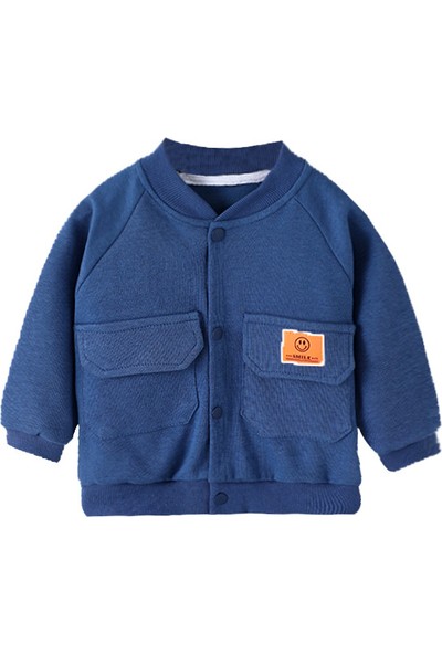 Qualife Çocuk Fermuarlı Rahat Ceket-Mavi (Yurt Dışından) Qualife Çocuk Fermuarlı Rahat Ceket-Mavi (Yurt Dışından)