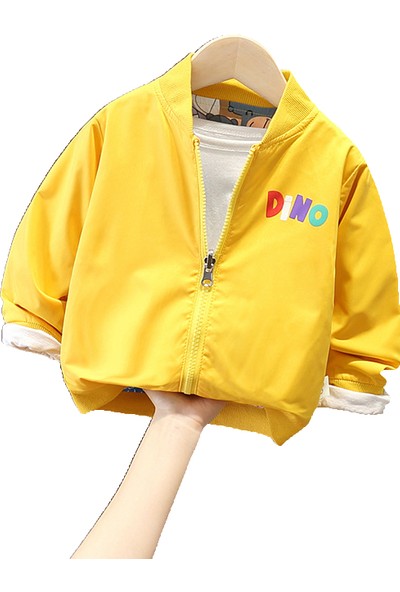 Qualife Çocuk Fermuarlı Çift Taraflı Mont-Sarı (Yurt Dışından) Qualife Çocuk Fermuarlı Çift Taraflı Mont-Sarı (Yurt Dışından)