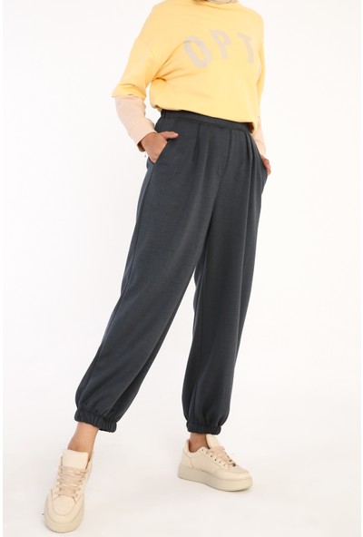 ALLDAY Pileli Paçası Lastikli Pantolon