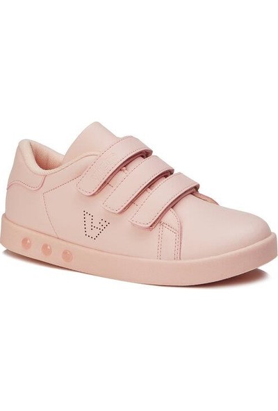Vicco Filet Işıklı Spor Ayakkabı Pudra Vicco Filet Işıklı Spor Ayakkabı Pudra