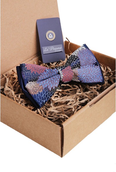 Kravatkolik Lacivert Motif Desen Papyon P865 Kravatkolik Lacivert Motif Desen Papyon P865