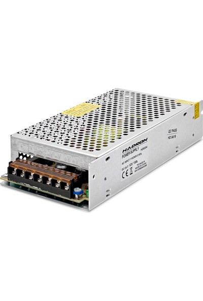 Hadron HD8204 12V 15A Amper Metal Güvenlik Kamera Adaptörü 20*10*4cm