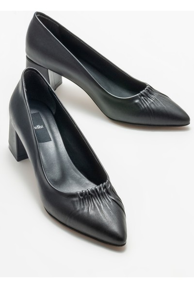 Elle Siyah Kadın Topuklu Ayakkabı
