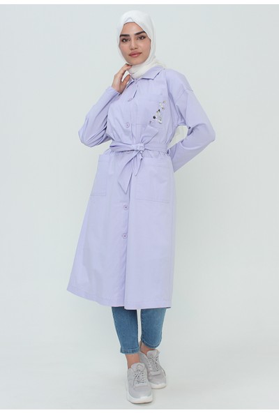 SETRMS Lila Kemerli Pul Detaylı Kap 2123182