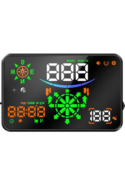 Gahome Araba Navigasyon Sürümü Hud 5.5''hd Ekran (Yurt Dışından) Gahome Araba Navigasyon Sürümü Hud 5.5''hd Ekran (Yurt Dışından)