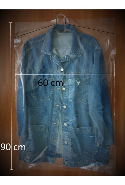 Yiğit Ticaret Askılı Takım Elbise Ceket Kazak Tshirt Naylon Poşeti - 15'li Kıyafet Koruma Kılıfı - 60 x 90 cm Yiğit Ticaret Askılı Takım Elbise Ceket Kazak Tshirt Naylon Poşeti - 15'li Kıyafet Koruma Kılıfı - 60 x 90 cm