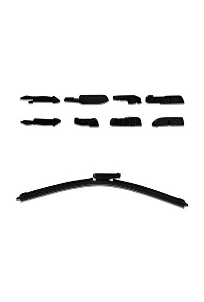 Mugen Universal 9 Adaptörlü Muz Tipi Silecek 45 cm Mugen Universal 9 Adaptörlü Muz Tipi Silecek 45 cm