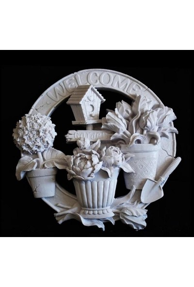 Bayrampaşa Hobi Ham Polyester Welcome Yazılı Kapı Süsü Bayrampaşa Hobi Ham Polyester Welcome Yazılı Kapı Süsü