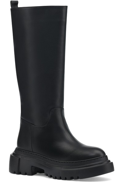 Nine West Izzy 1pr Siyah Kadın Düz Çizme