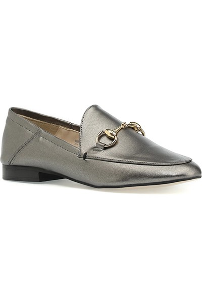 İnci Shermıne.z 1pr Füme Kadın Loafer Ayakkabı