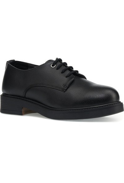 İnci Paredes.z 1pr Siyah Kadın Oxford Ayakkabı