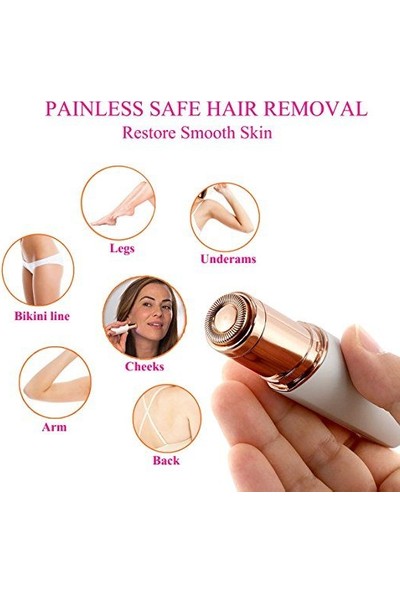 Flawless Yüz Vücut Tüy Temizleyici Epilasyon Aleti Flawless Yüz Vücut Tüy Temizleyici Epilasyon Aleti