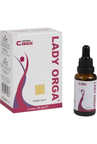 Caas Lady Orga Bayanlara Özel Damla 30 ml Caas Lady Orga Bayanlara Özel Damla 30 ml