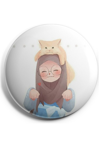 Hasbihal Kedivekız Iğneli Çanta Rozeti