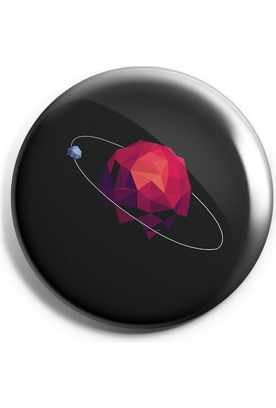 Hasbihal Jüpiter V2 Iğneli Çanta Rozeti Hasbihal Jüpiter V2 Iğneli Çanta Rozeti