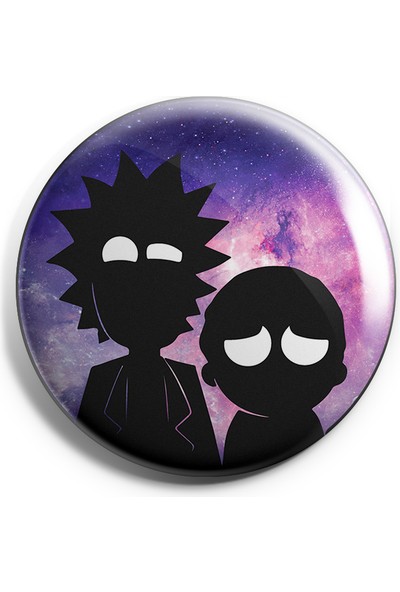 Hasbihal Rıck And Morty V23 Iğneli Çanta Rozeti