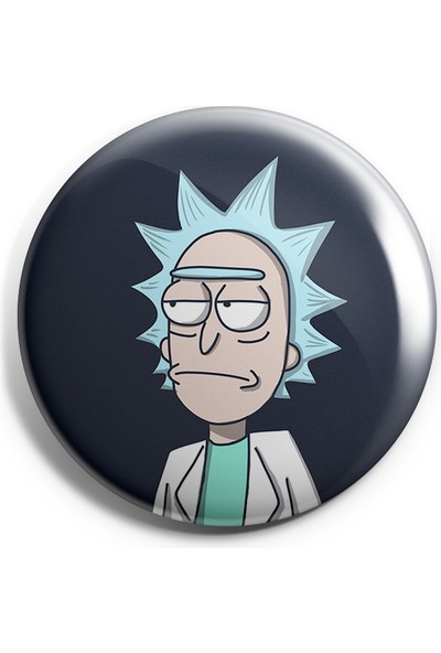 Hasbihal Rıck And Morty V9 Iğneli Çanta Rozeti
