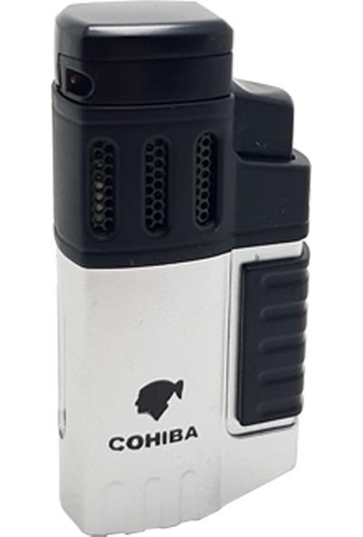Cohiba 4 Pürmüz Alevli Silver Delicili Puro Çakmağı KB51SLV Cohiba 4 Pürmüz Alevli Silver Delicili Puro Çakmağı KB51SLV