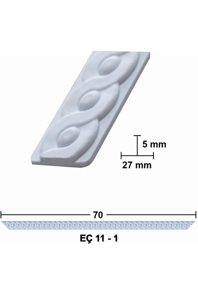 Ankara Hobi 70 cm Esnek Mobilya Çıtası Ankara Hobi 70 cm Esnek Mobilya Çıtası