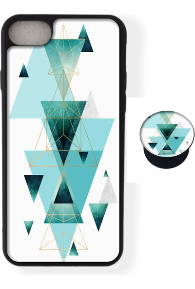 AVS Kılıf iPhone 8 Plus Popsocketli Kılıf Epoksi&silikon Arka Kapak