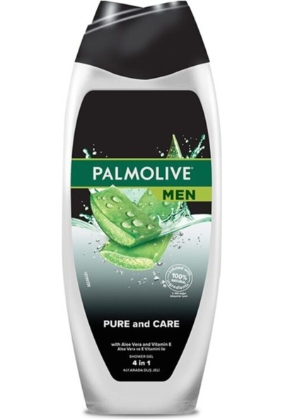 Palmolive Men Pure And Care 4'ü 1 Arada Duş Jeli 500 ml Palmolive Men Pure And Care 4'ü 1 Arada Duş Jeli 500 ml