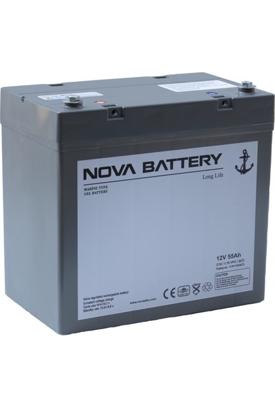 Nova Akü 12V 55Ah Marin Jel Akü