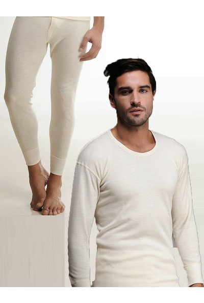 Hasyün Erkek 2 Li Paket Alt Üst Yün Içlik Set 00100S Hasyün Erkek 2 Li Paket Alt Üst Yün Içlik Set 00100S