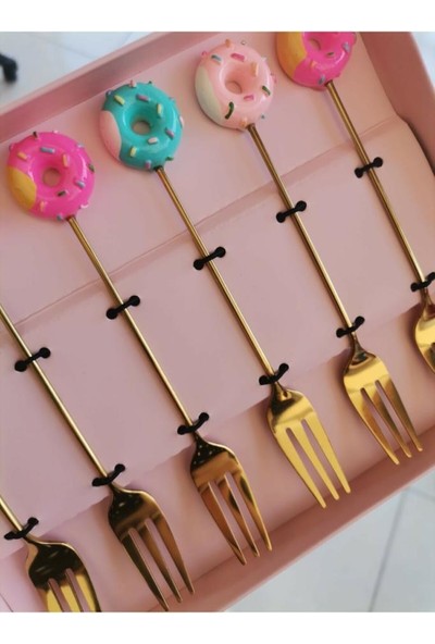 Arow 6'lı Donut Çatal DC.PM-943 Arow 6'lı Donut Çatal DC.PM-943