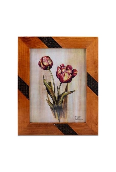 Foto Baskımız Ahşap Fotoğraf Çerçevesi Hasır Desenli 15X21 (2 Adet) Foto Baskımız Ahşap Fotoğraf Çerçevesi Hasır Desenli 15X21 (2 Adet)