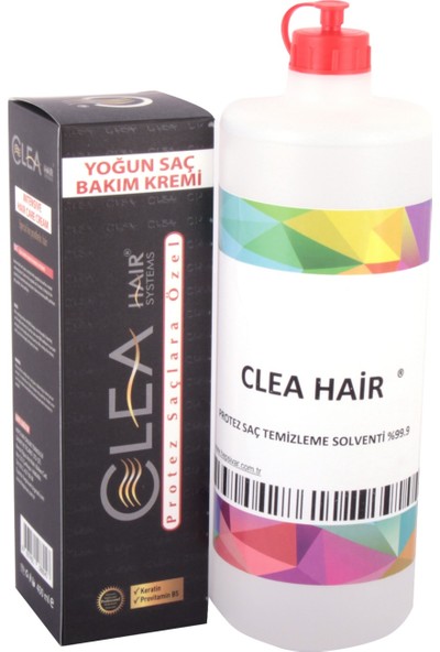 Clea Protez Saç Temizleme Solventi ve Bakım Keratini Clea Protez Saç Temizleme Solventi ve Bakım Keratini