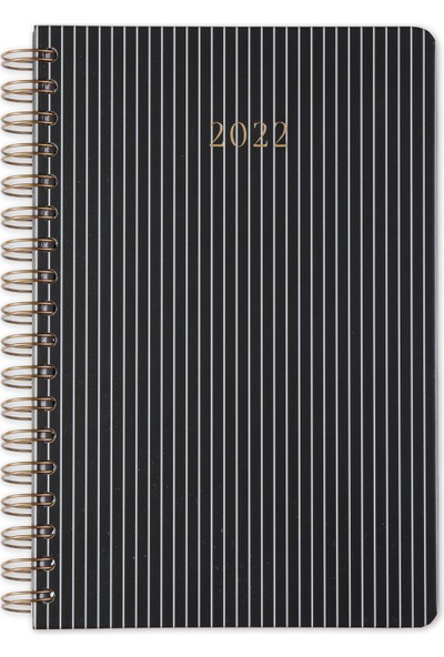 Matt Notebook 2022 Günlük Ajanda Siyah
